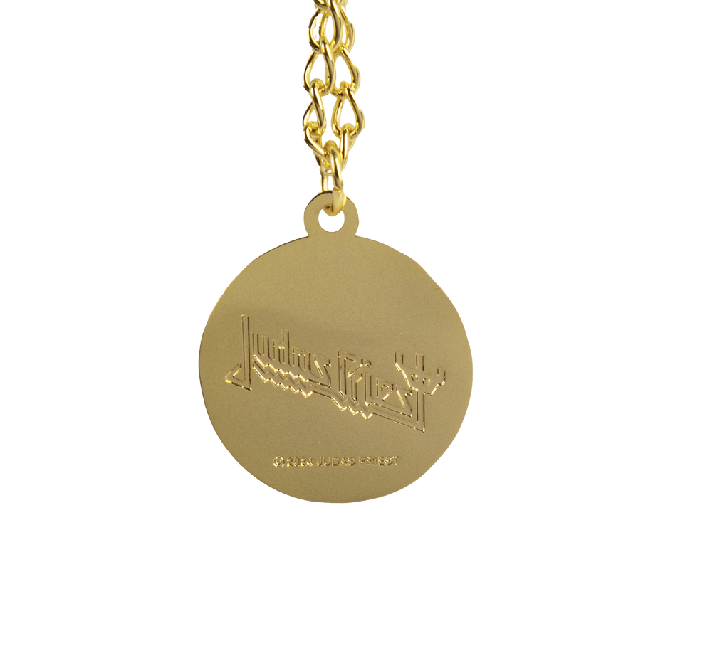 Official Judas Priest Store - Fork Emblem Double Sided Pendant